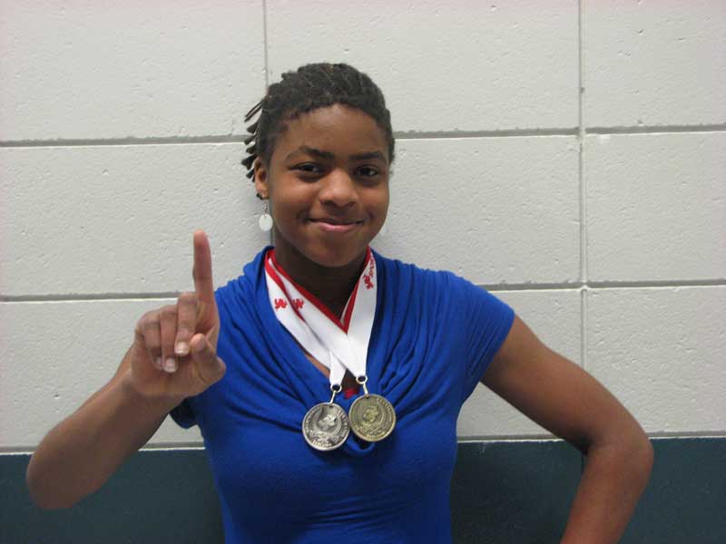 Marie-Colombe Saint-Pierre fait sa marque en athlétisme