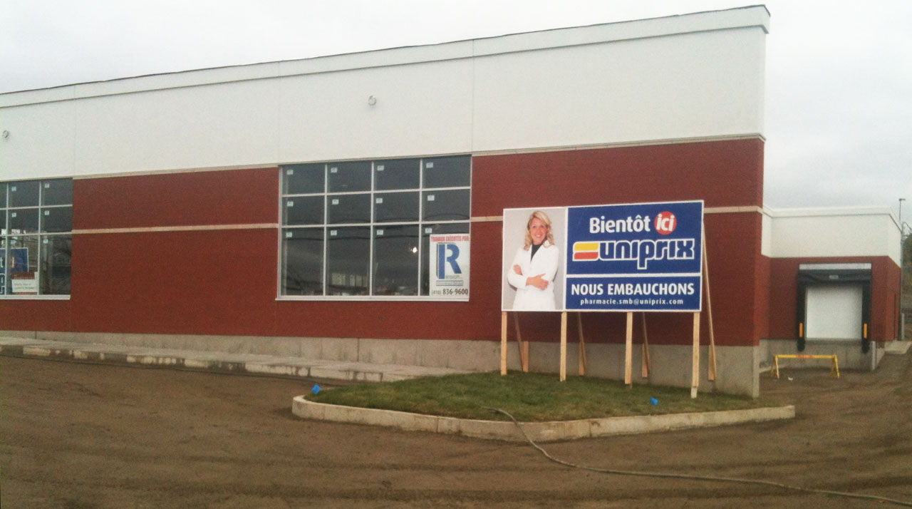 Une nouvelle pharmacie Uniprix ouvrira ses portes à Sainte-Marie