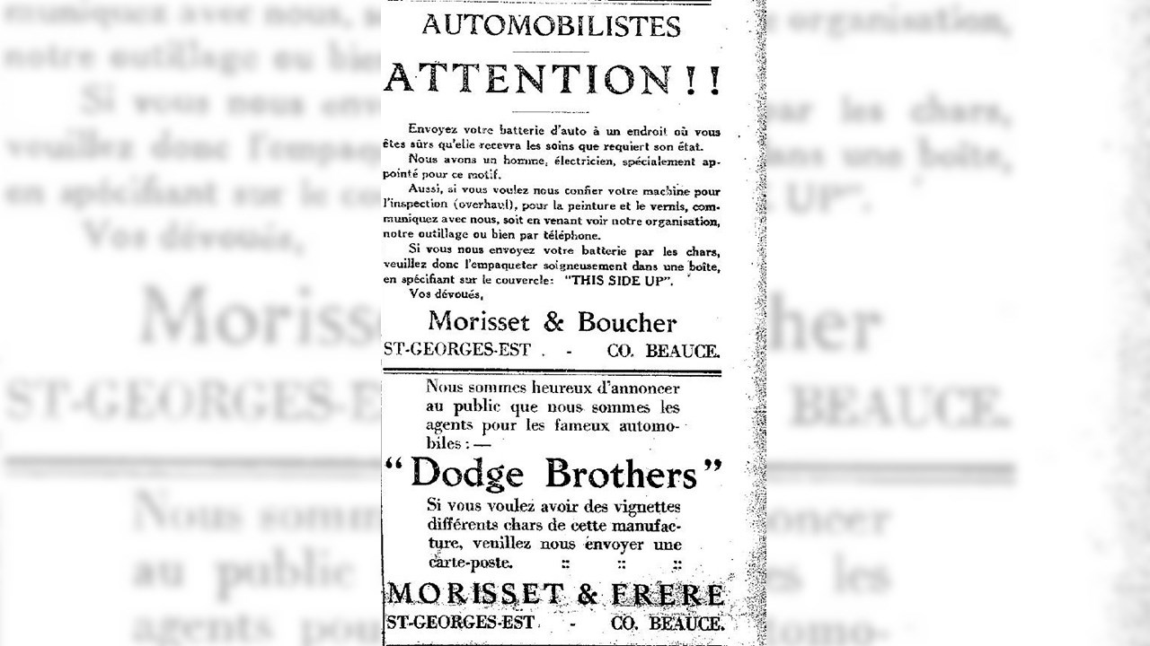 Les frères Louis et François Morisset il y a 100 ans | Pierre Morin ...