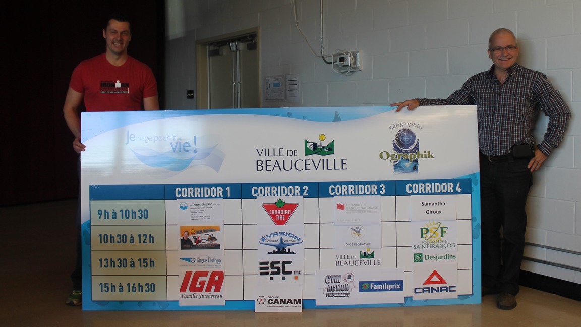 Troisième édition de « Je nage pour la vie » à Beauceville