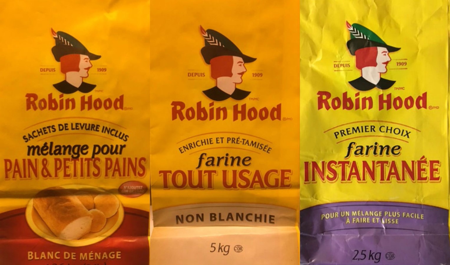Rappel de diverses marques de farines et de produits à base de farine