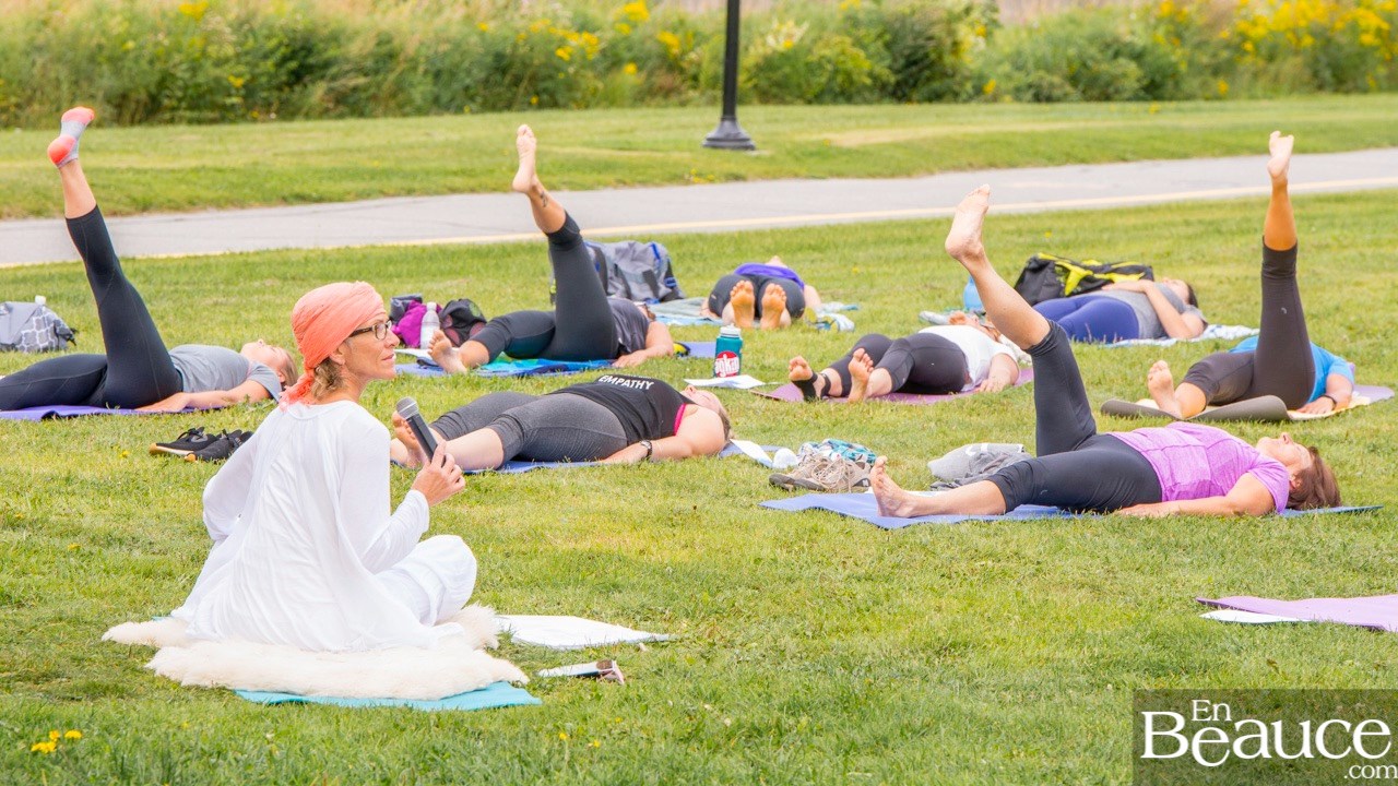 Près de 25 personnes présentes au Méga Yoga pour la petite Katou à ...