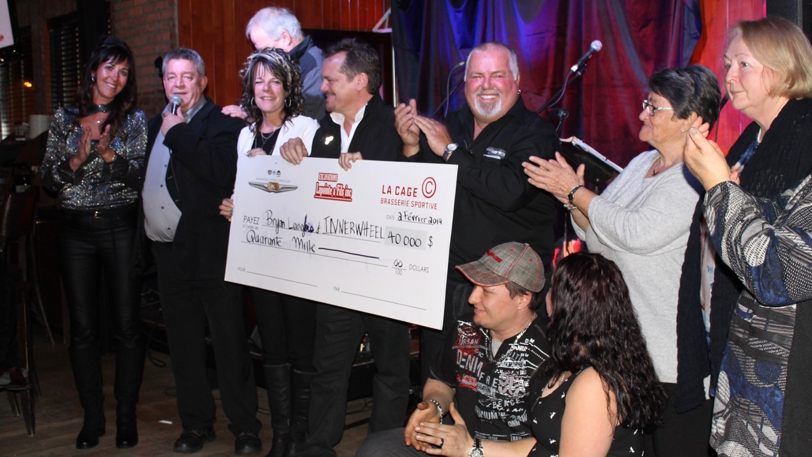 Une somme record amassée par Léo Lapointe et Simon Beaudoin