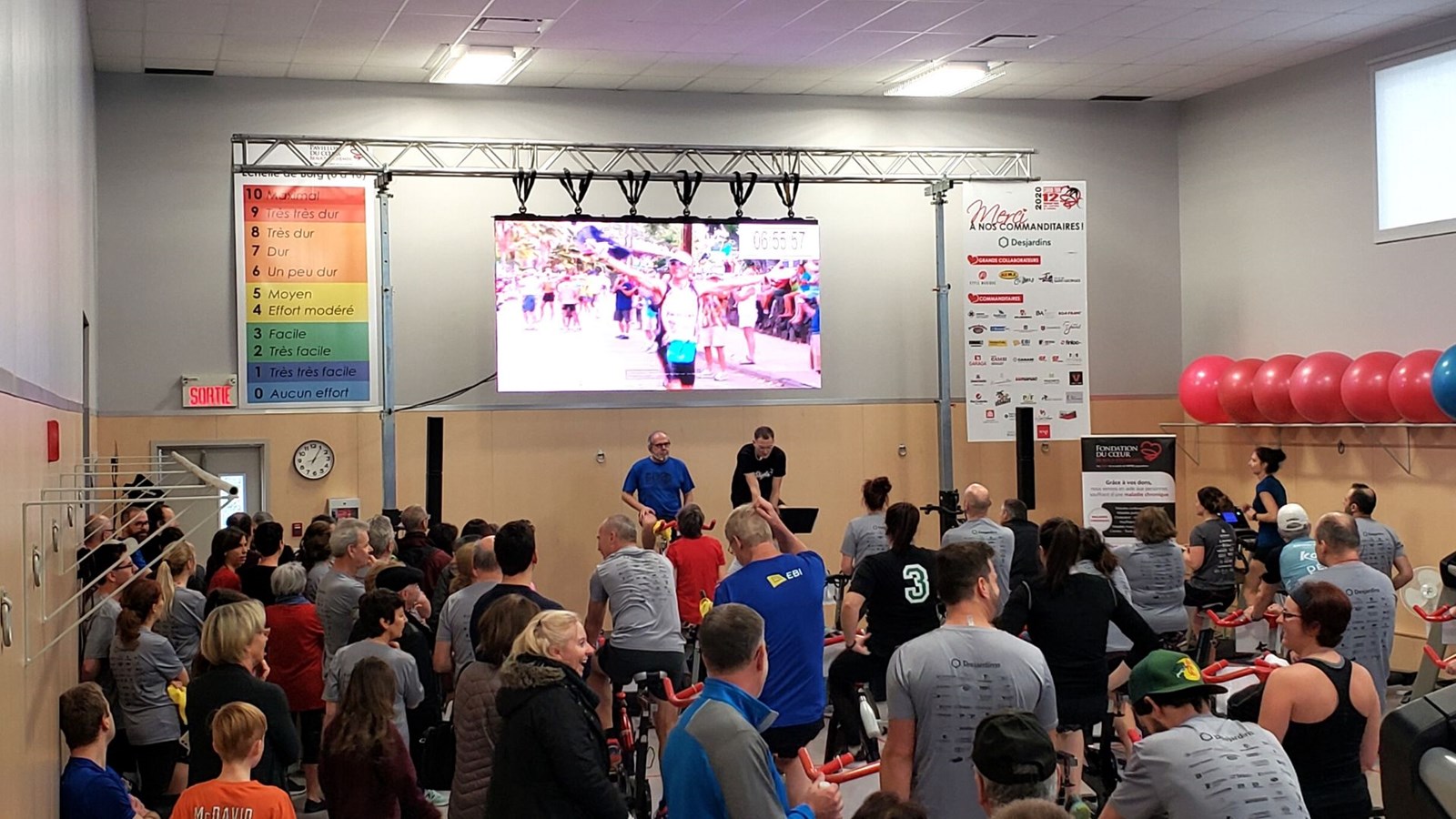 Le maire de Saint-Georges et Simon LeBlanc animent le 7e Cardio-thon