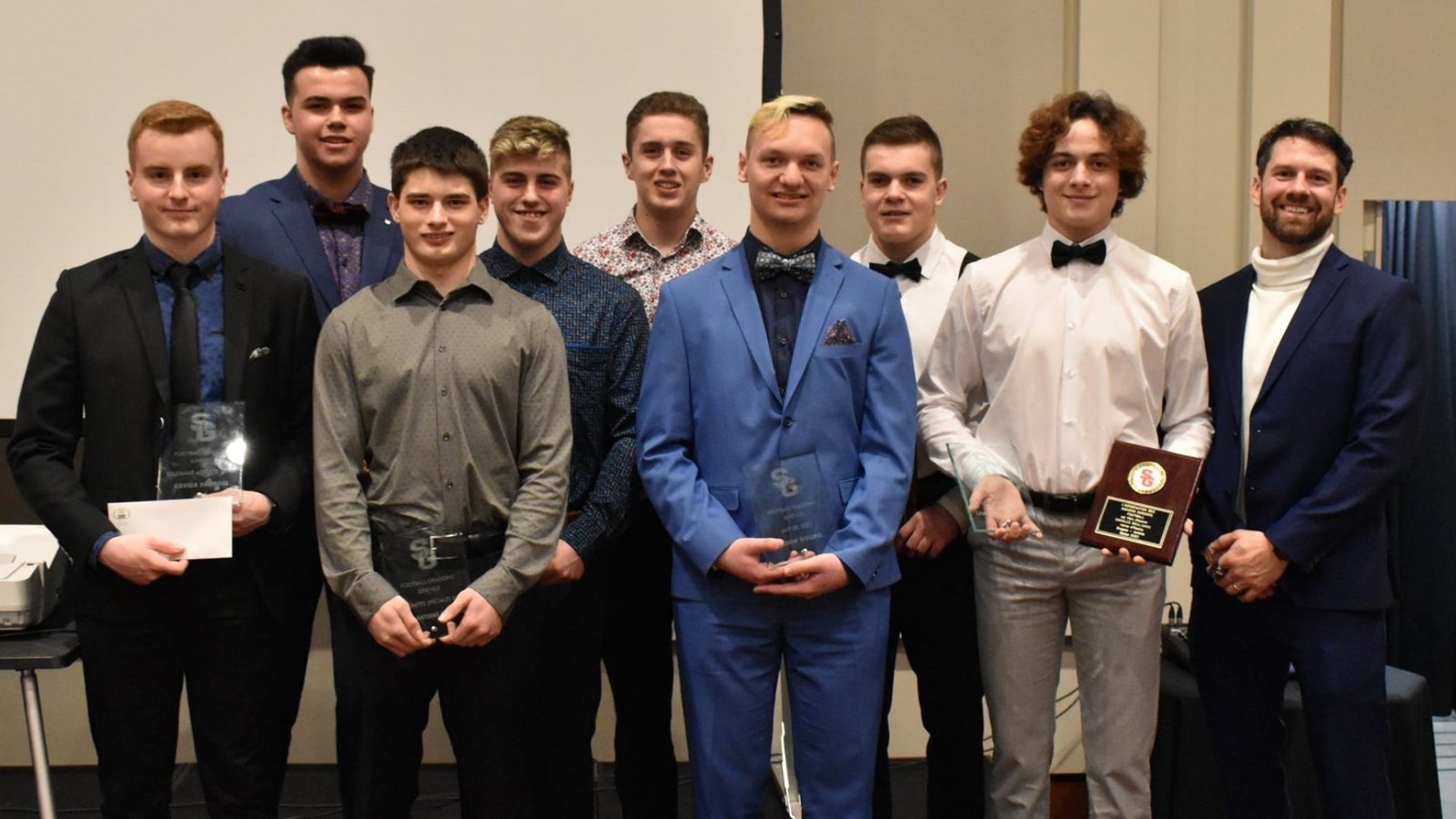 Adam Auclair au souper annuel des Dragons