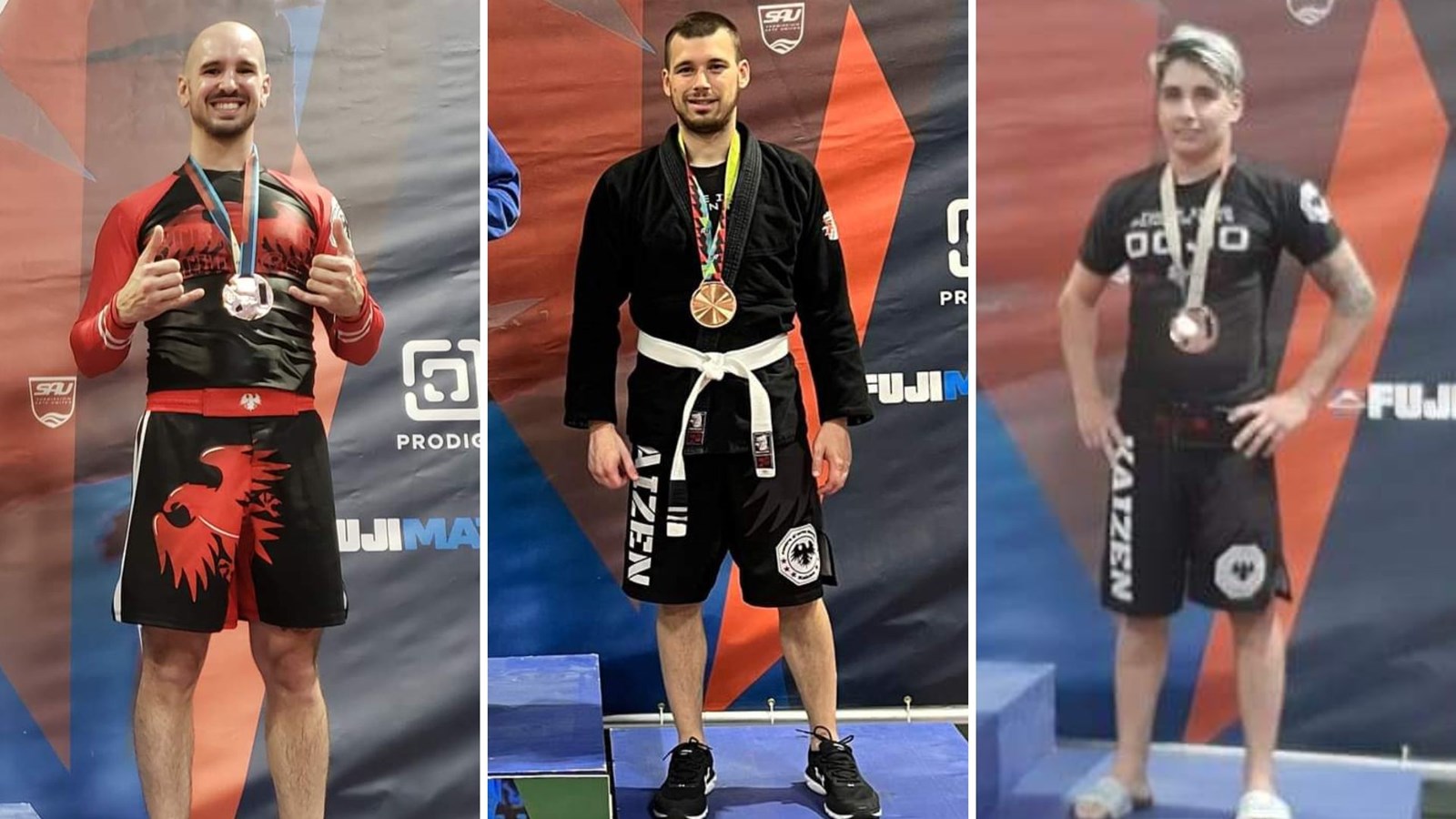 Neuf médailles pour la Beauce en jiu-jitsu brésilien