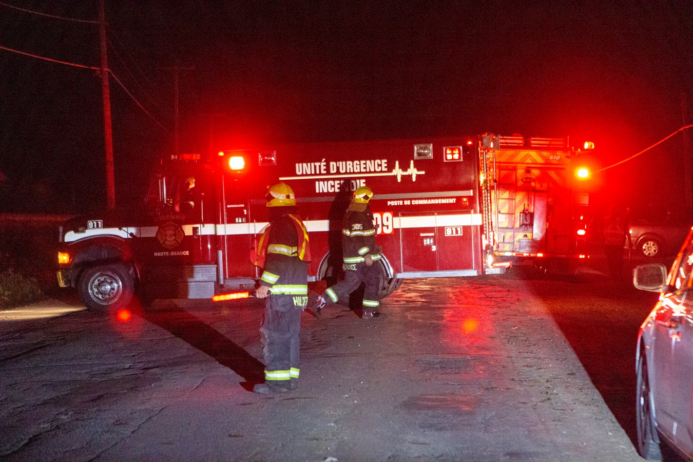Deux faits divers survenus hier soir en Beauce