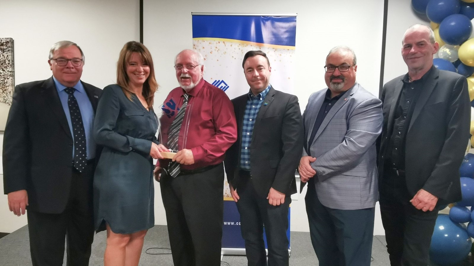 Belle soirée de reconnaissance pour l'entrepreneur Louis Jacques