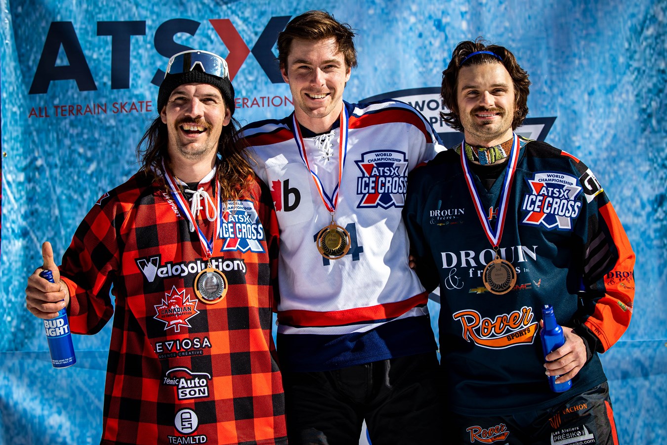 Un athlète beauceron double médaillé en Ice Cross Downhill