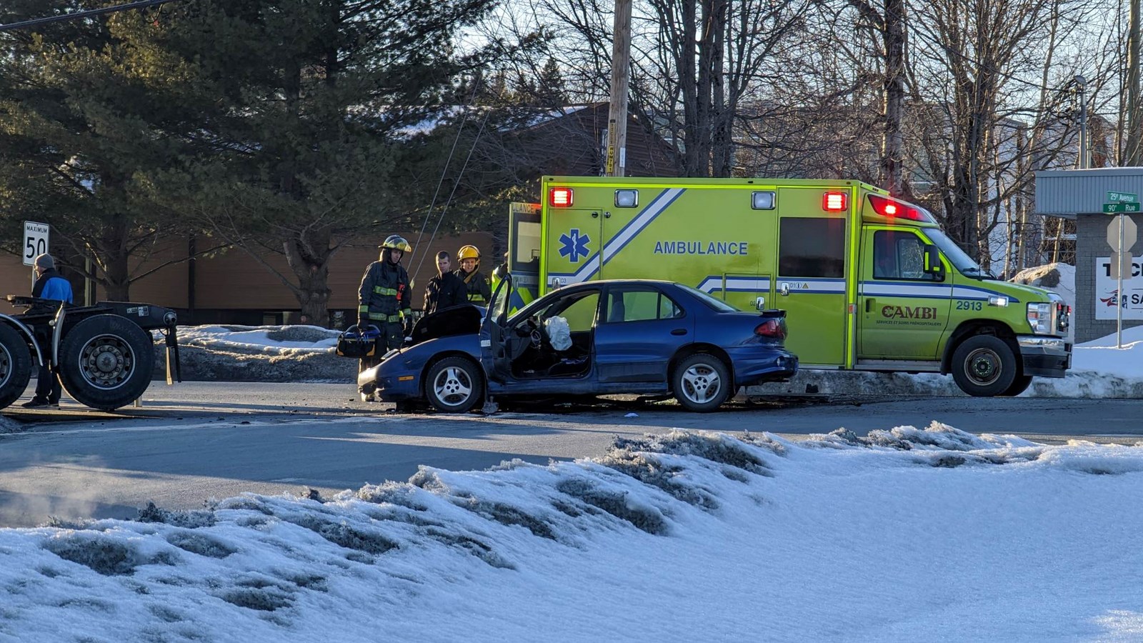 Un blessé grave dans un accident à Saint-Georges