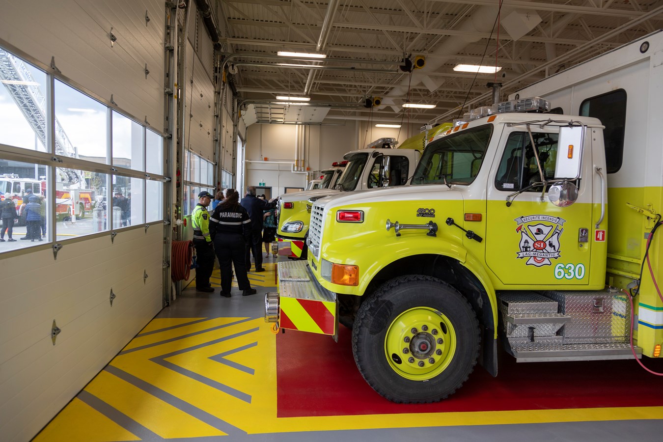 Lac-Mégantic: une nouvelle caserne à la pointe de la technologie