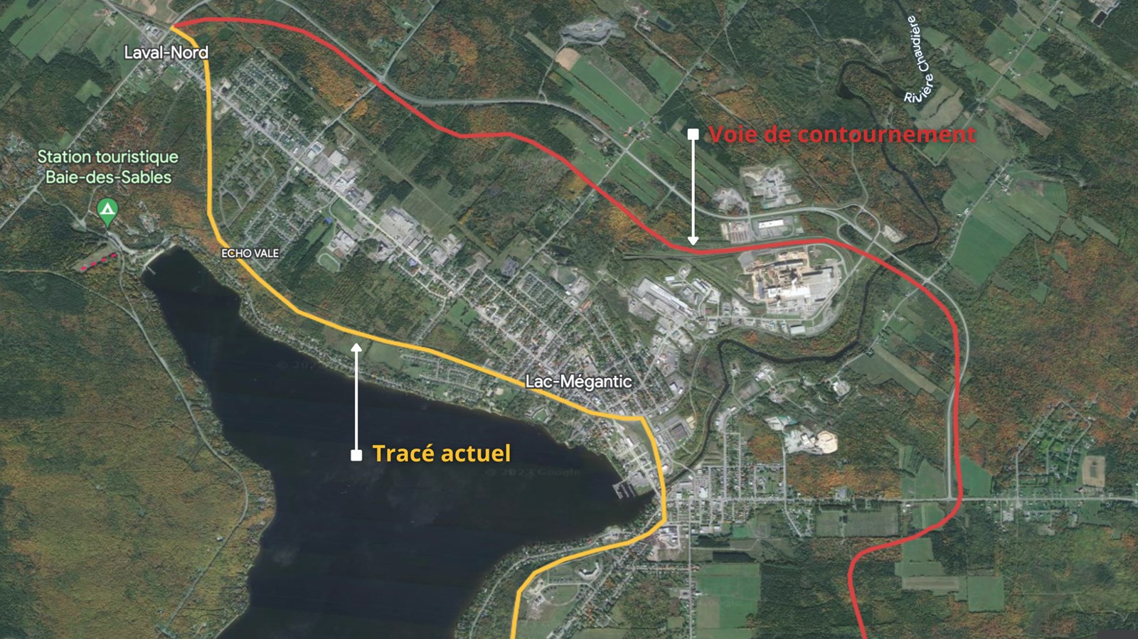 Voie de contournement de Lac-Mégantic: un danger souterrain qui menace ...