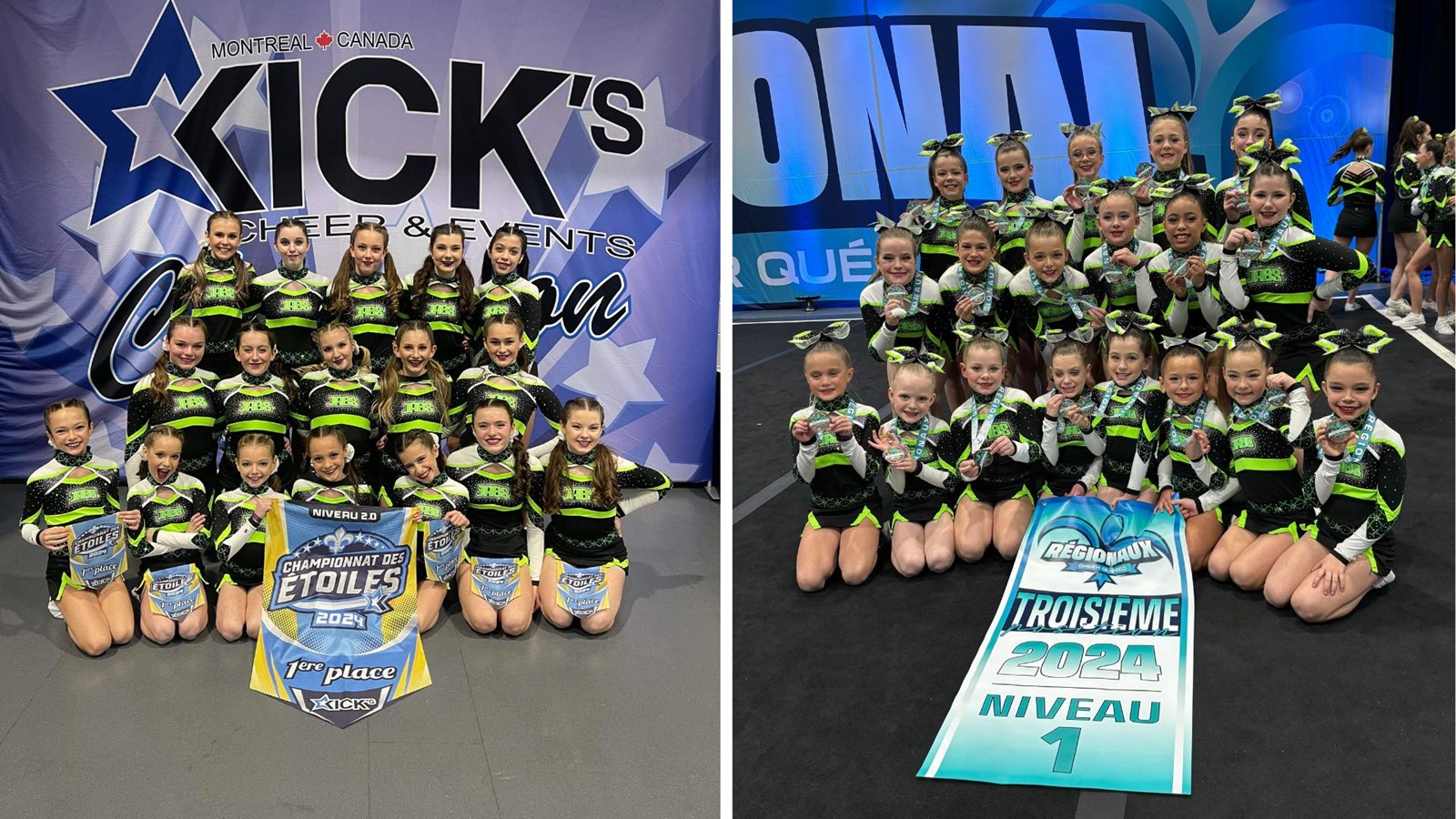 Un beau départ pour la saison compétitive des Jabs Cheerleading