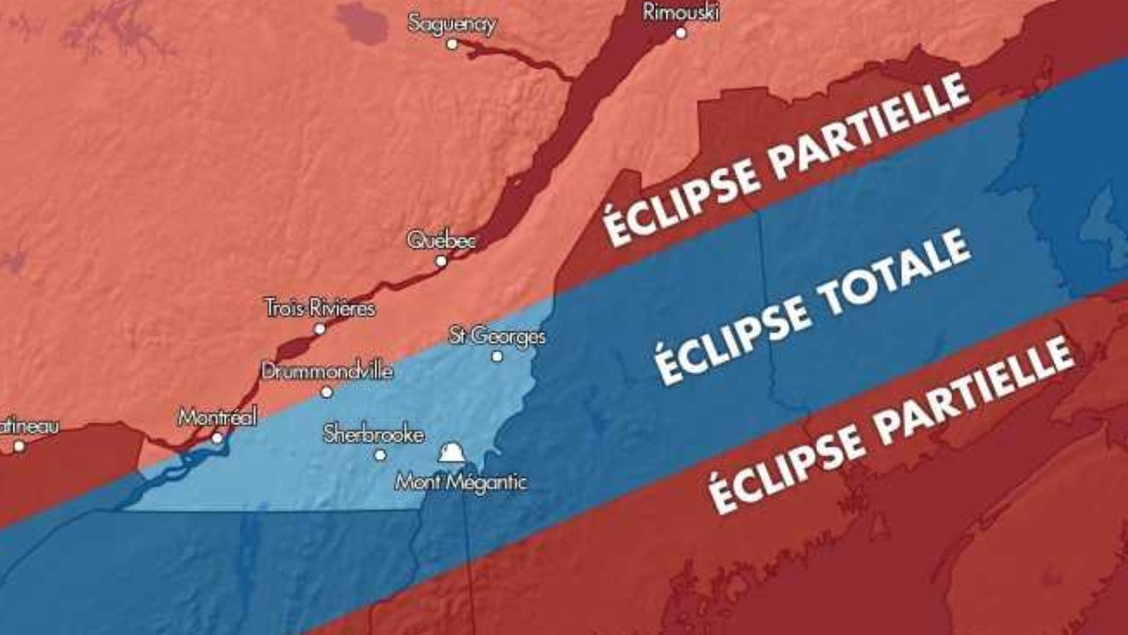 Où profiter de l'éclipse solaire totale dans la région?