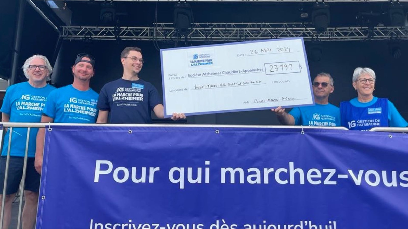 Marche pour l’Alzheimer: l'objectif de collecte presque atteint