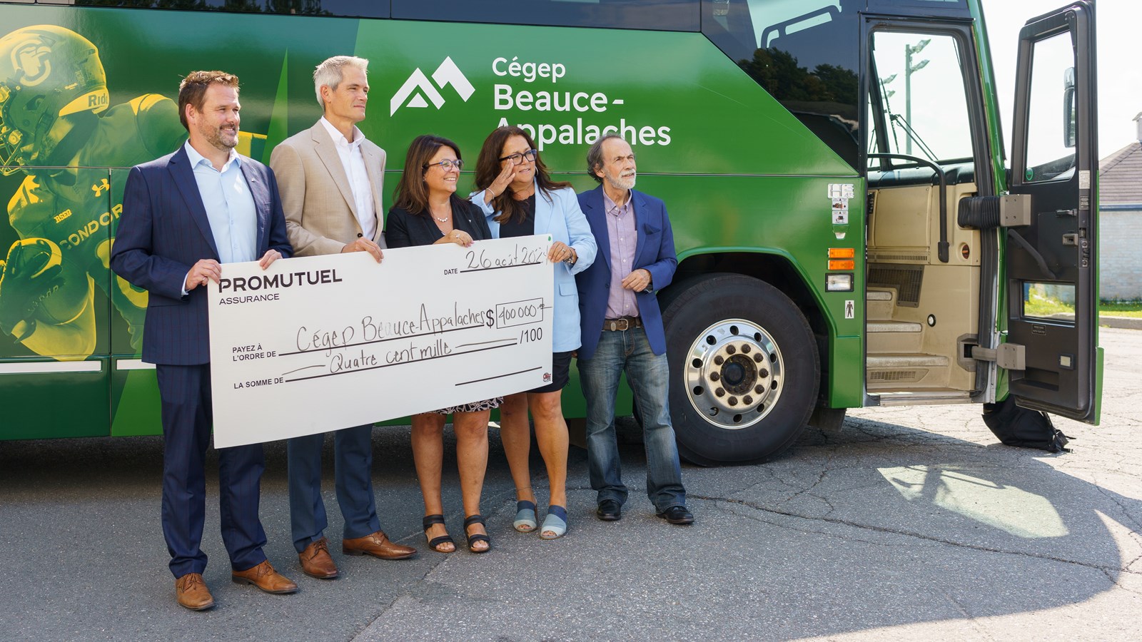 Promutuel Assurance remet 400 000$ au Cégep Beauce-Appalaches