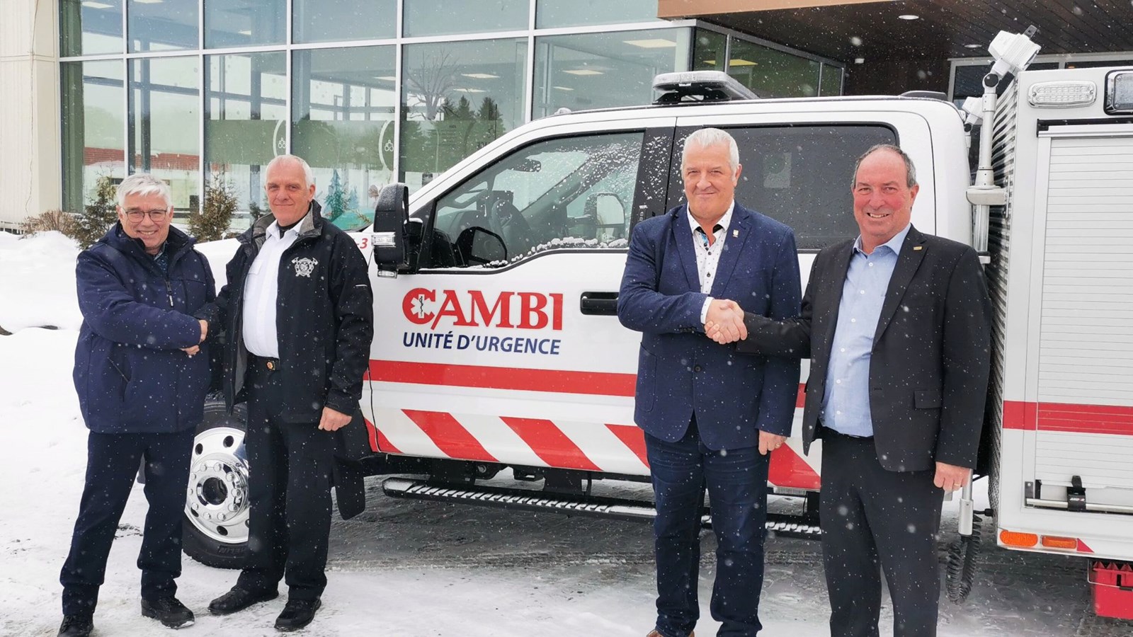 Le Groupe CAMBI fait don d'un véhicule d'urgence à Saint-Prosper
